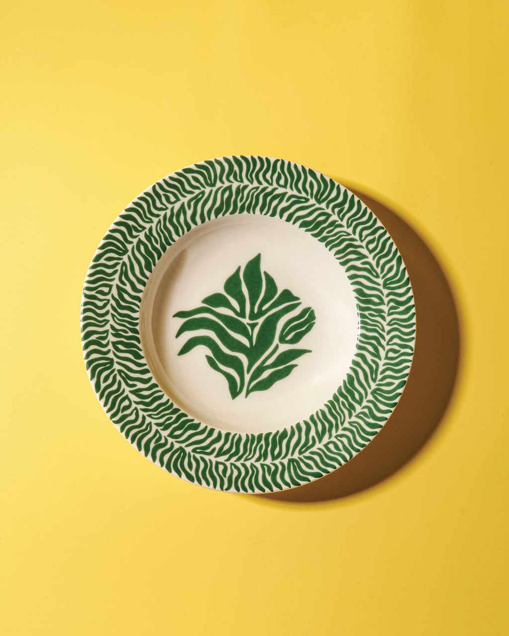 Paella Porcelain Pasta Plate - Green – Lovedwell